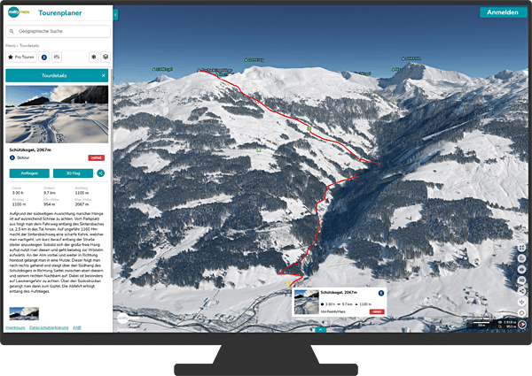 RealityMaps - Tourenplaner & App mit 3D Luftbildkarte!